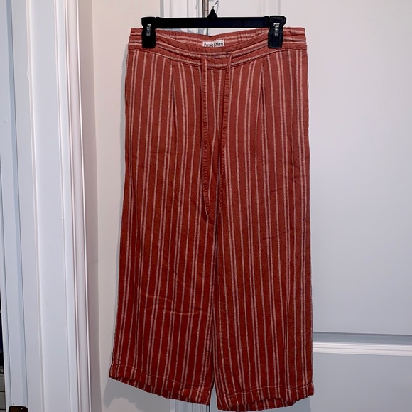 Source Unknown | Pants & Jumpsuits | Orange And White Striped Pants By ...